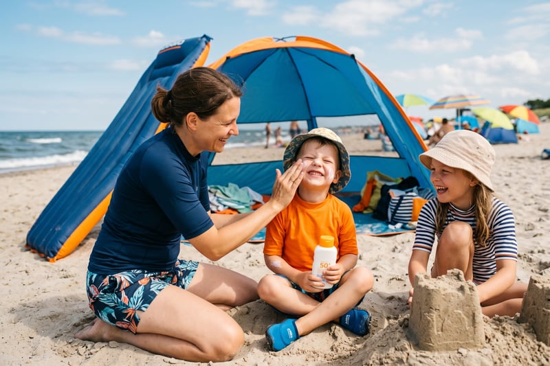 Strandurlaub mit Kindern: Ausstattung vergleichen